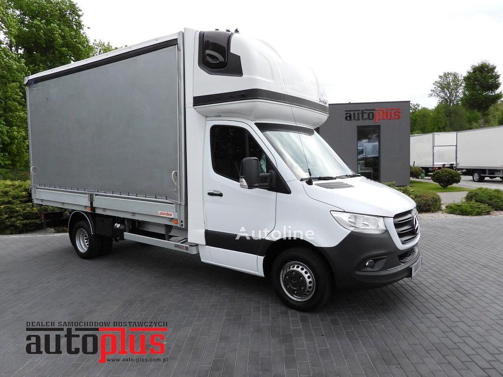 Mercedes-Benz SPRINTER 519 PLANDEKA 8 PALET WEBASTO TEMPOMAT BLIŹNIACZE KOŁA kamion s ceradom < 3.5t