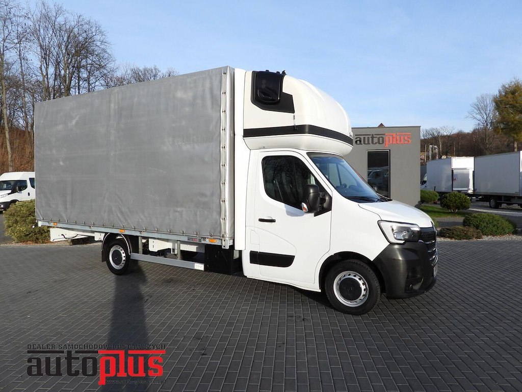 Renault MASTER PLANDEKA 10 PALET WEBASTO TEMPOMAT LEDY PNEUMATYKA KLIMAT kamion s ceradom < 3.5t