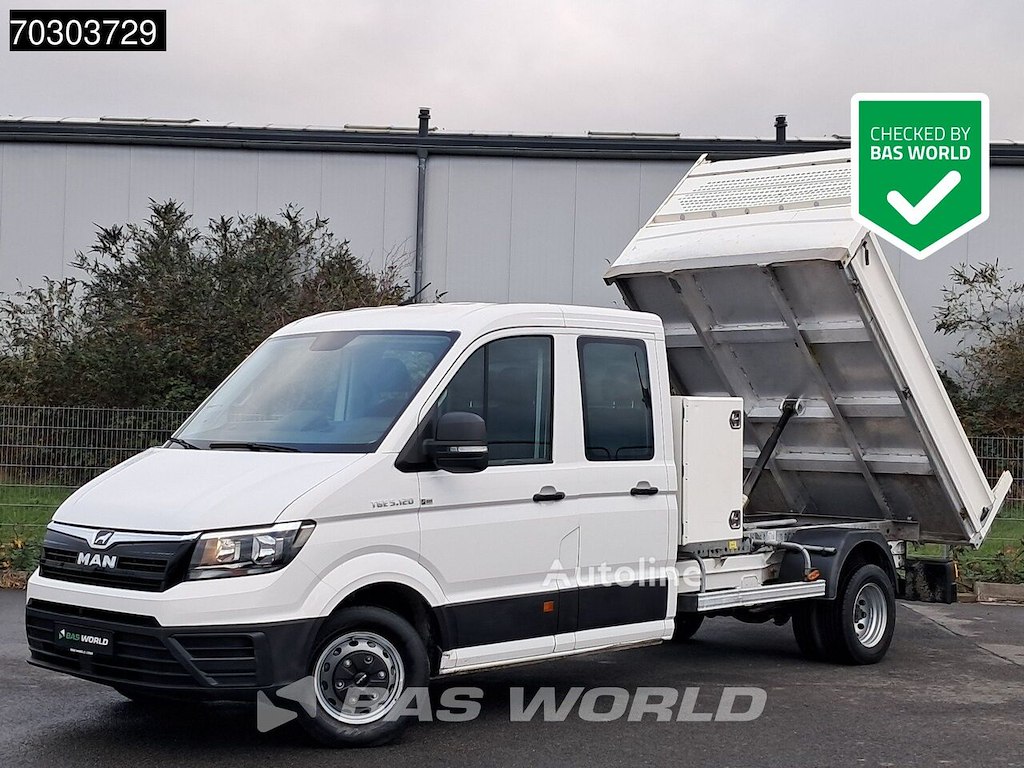 Volkswagen Crafter Doppel Kabine Kipper Doppelbereifung 3,5t AHK Klima Temp kamion kiper < 3.5t