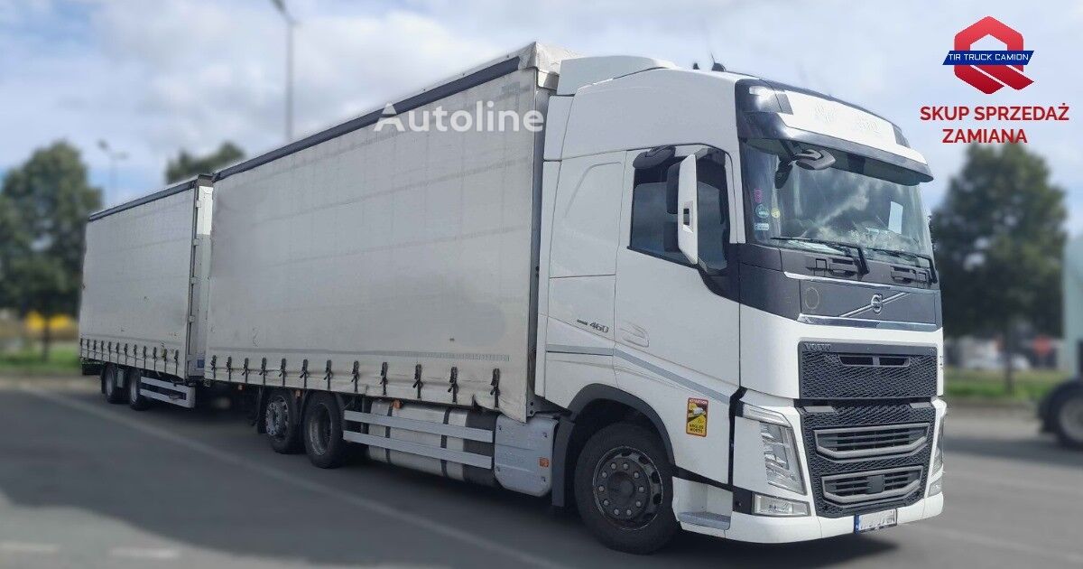 Volvo kamion s ceradom + prikolica sa ceradom