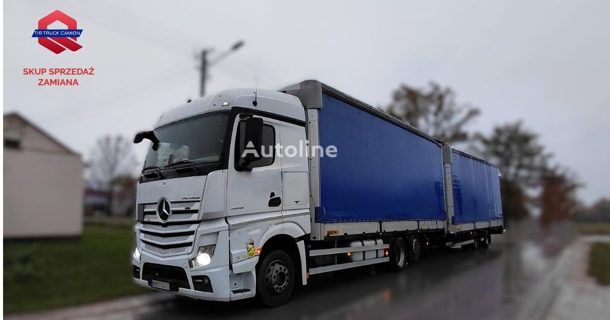 Mercedes-Benz Actros 2545 Automat kamion s ceradom + prikolica sa ceradom