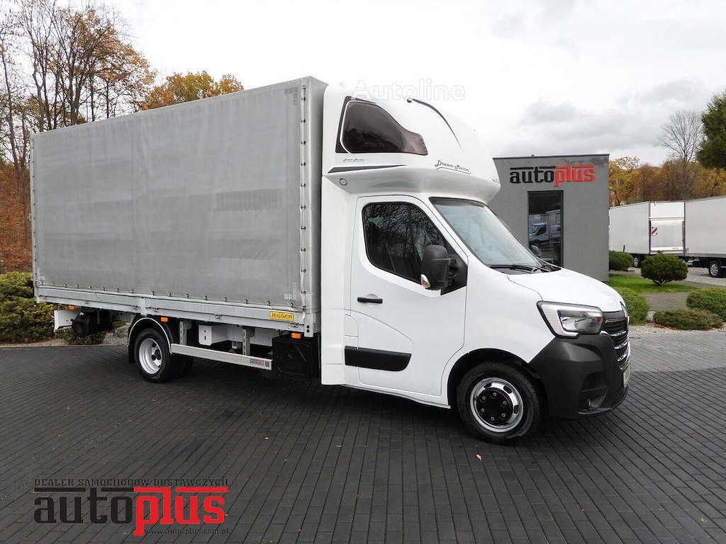 Renault MASTER PLANDEKA 10 PALET WEBASTO TEMPOMAT NAWIGACJA LEDY BLIŹNIA kamion s ceradom