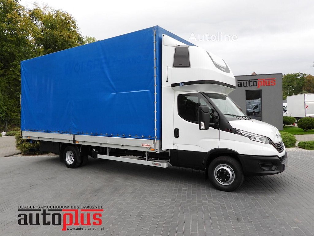 IVECO DAILY 72C18 PLANDEKA WINDA 14 PALET WEBASTO TEMPOMAT LEDY BLIŹNI kamion s ceradom