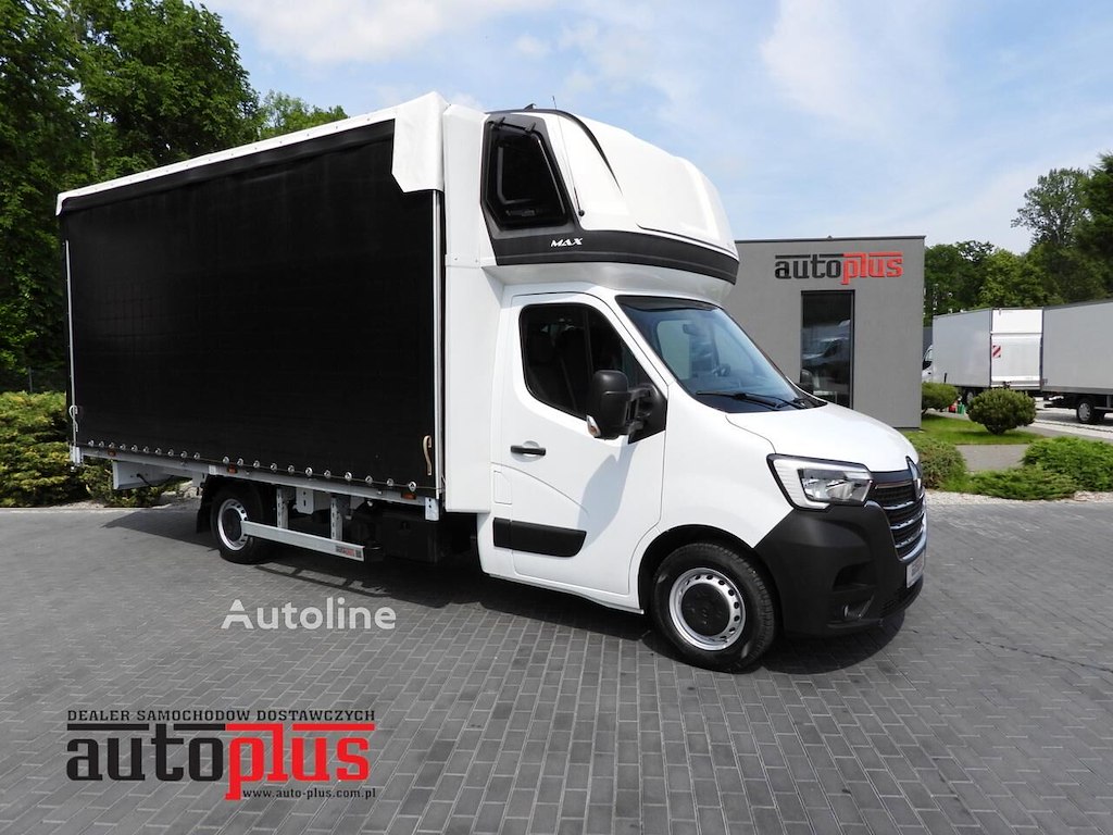 Renault MASTER  PLANDEKA 12 PALET WEBASTO TEMPOMAT LEDY PNEUMATYKA KLIMA kamion s ceradom