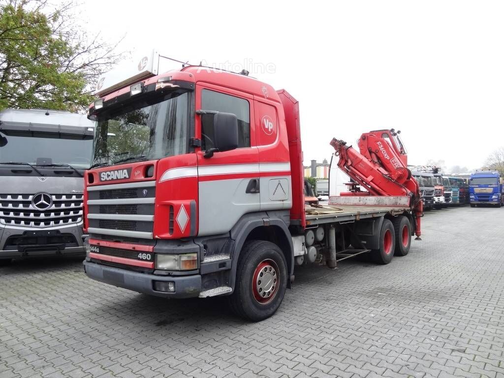 Scania R144 460 kamion platforma