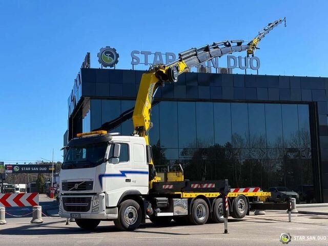 Volvo FH 520 8x4 HMF ODIN K6 EURO 5 FLY JIB Crane kamion platforma