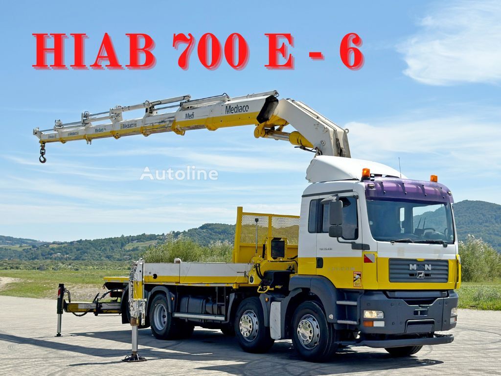 MAN TGA 35.430 * HIAB 700 E - 6 + FUNK* TOPZUSTAND kamion platforma