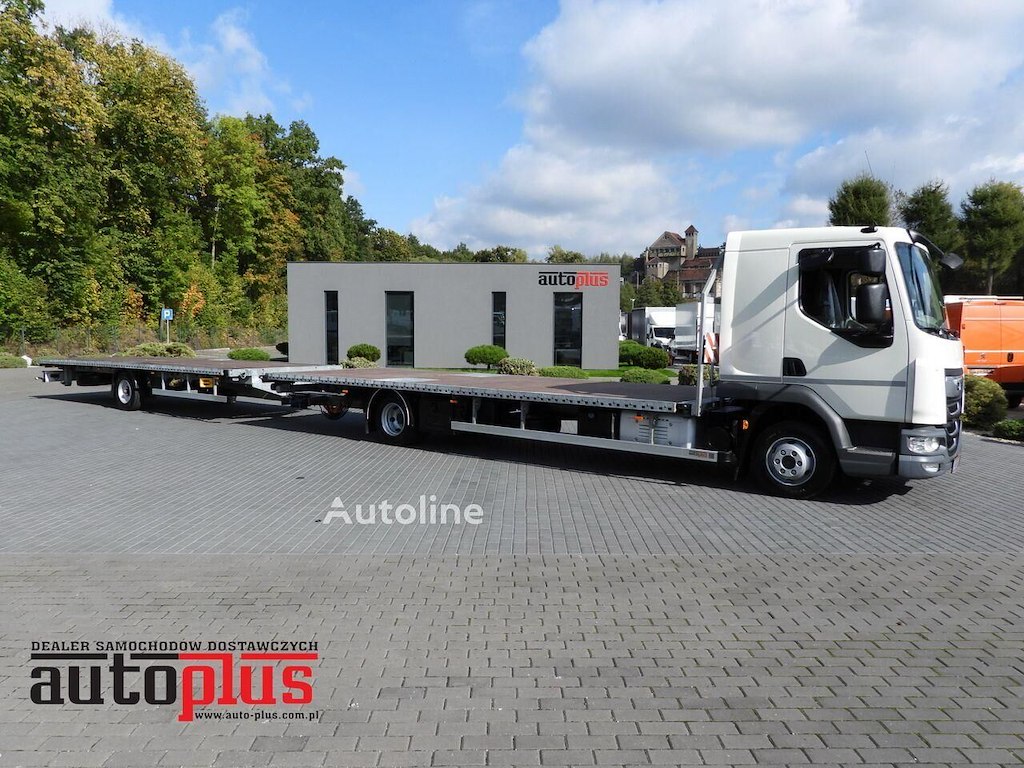 DAF LF 230 kamion platforma + prikolica platforma