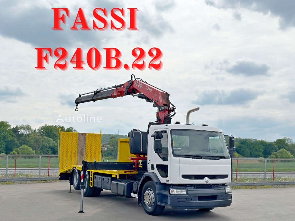 Renault PREMIUM 320 * FASSI F240B.22 + FUNK* TOP šlep auto