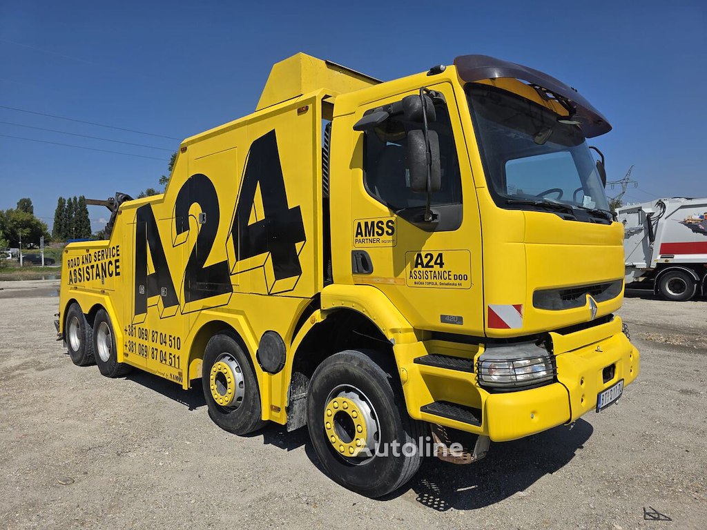 Renault Kerax 420 DCi 8x4 - Road and Service Assistant šlep auto