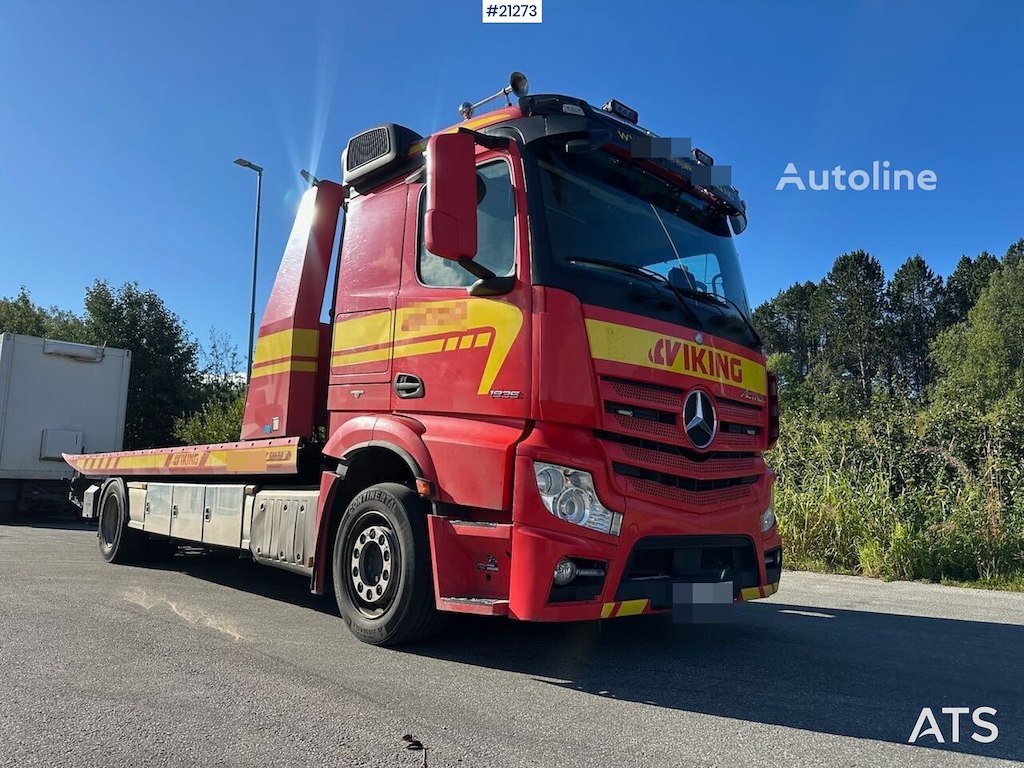 Mercedes-Benz ACTROS 1935 4x2 bergingsbil. Nyoverhalt styringsenhet. SE VIDEO šlep auto