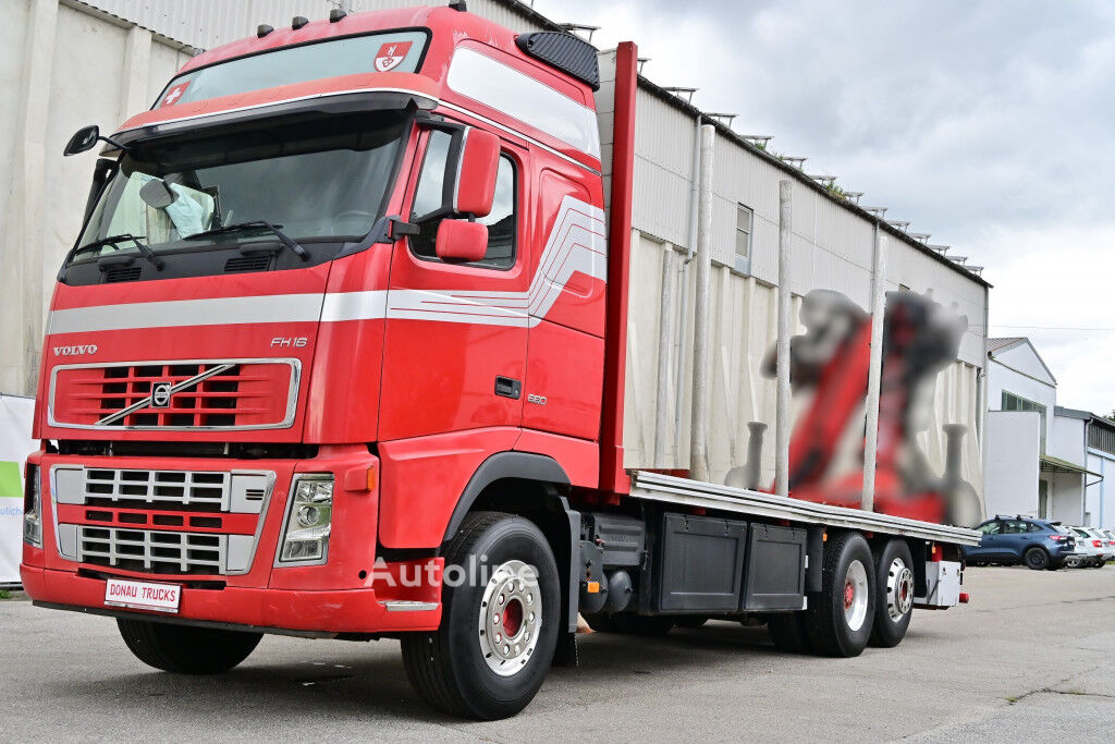 Volvo FH16.660 6x2 Lift Lenk 2Betten ohne Kran kamion za prevoz drva