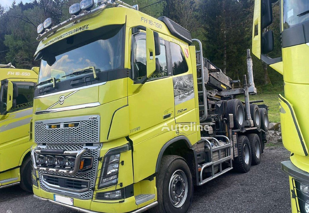 Volvo FH 750 6x4 FRANCE kamion za prevoz drva