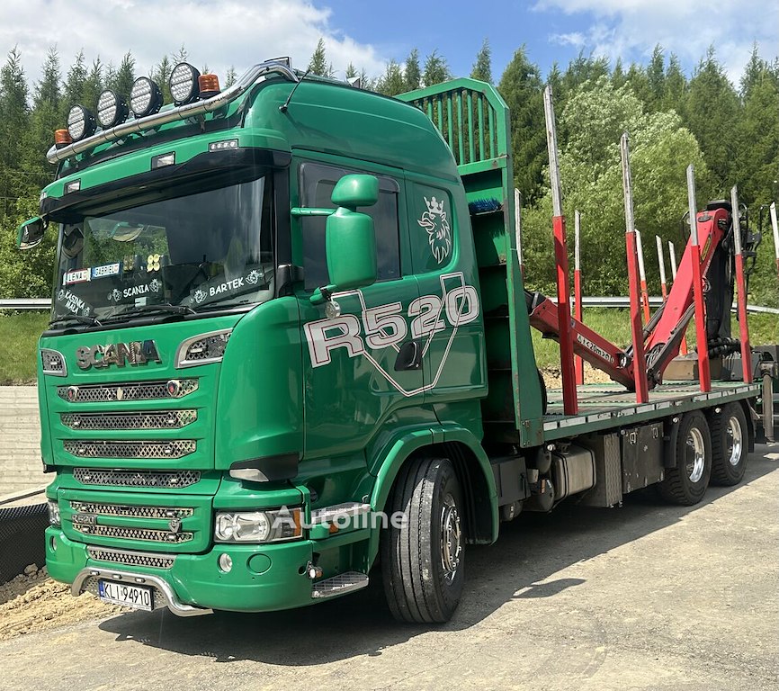 Scania R 520 kamion za prevoz drva