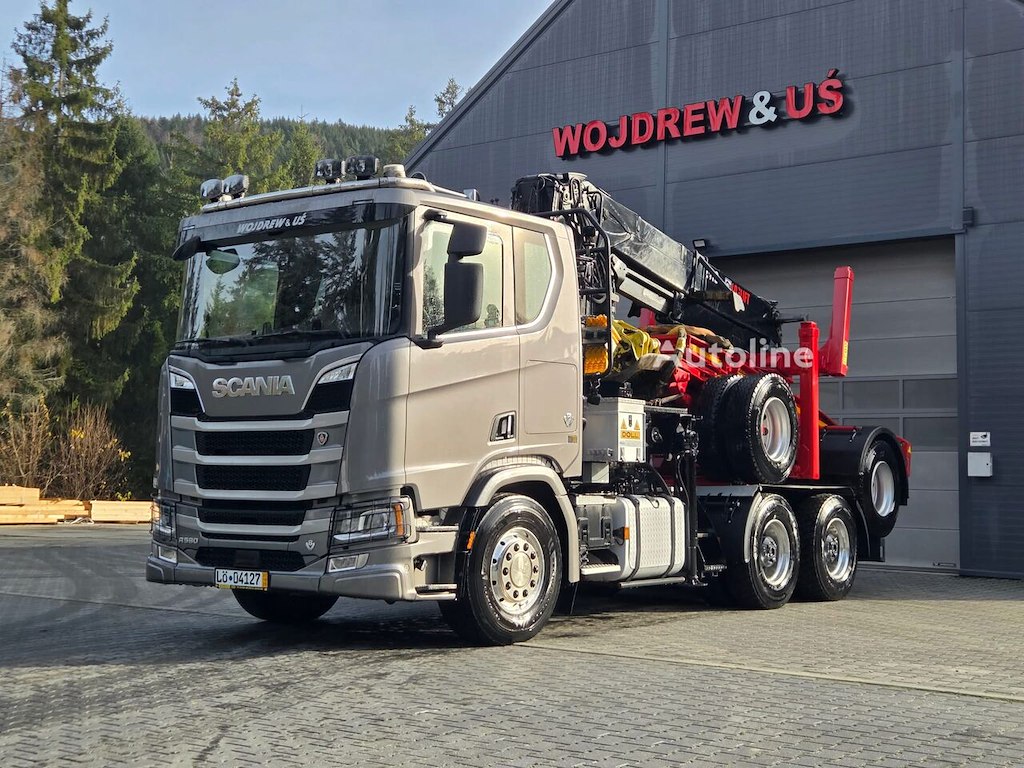 Scania R580 kamion za prevoz drva