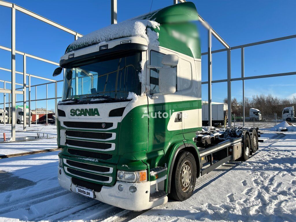 Prodaje se Scania R400LB6X2*4MNB vozilo za prevoz kontejnera na aukciji