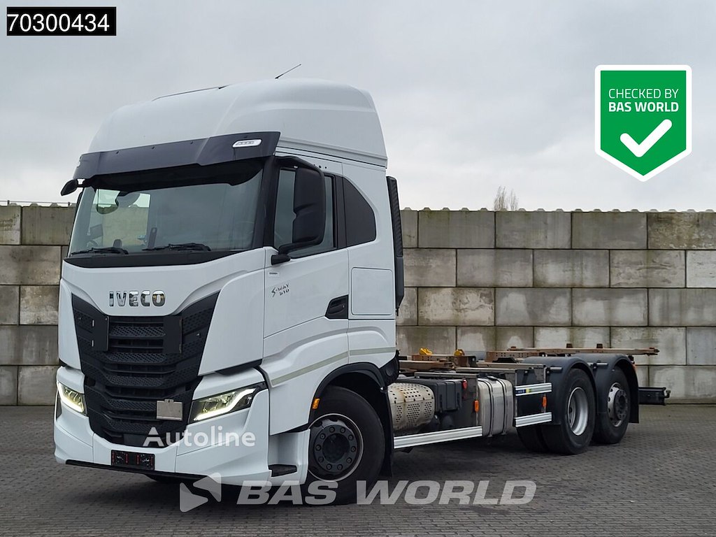 IVECO S-Way 510 6X2 Retarder Full Air Lift Axle BDF Euro 6 vozilo za prevoz kontejnera