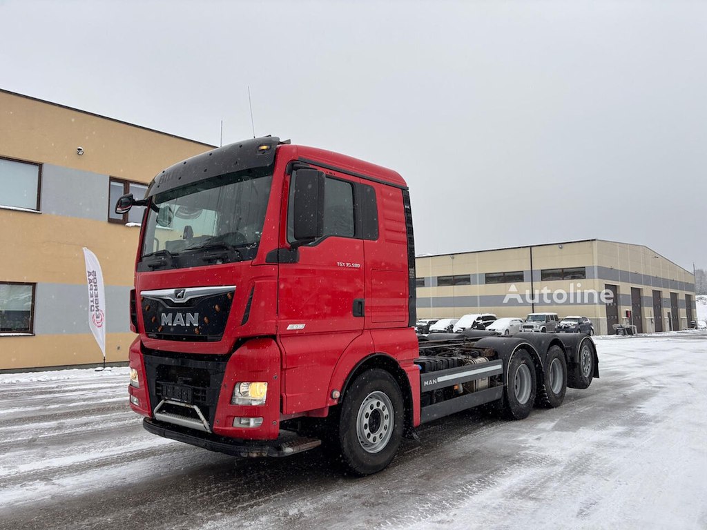 MAN TGX 35.580 8x4*4 EURO6 + RETARDER + HYDRAULICS vozilo za prevoz kontejnera