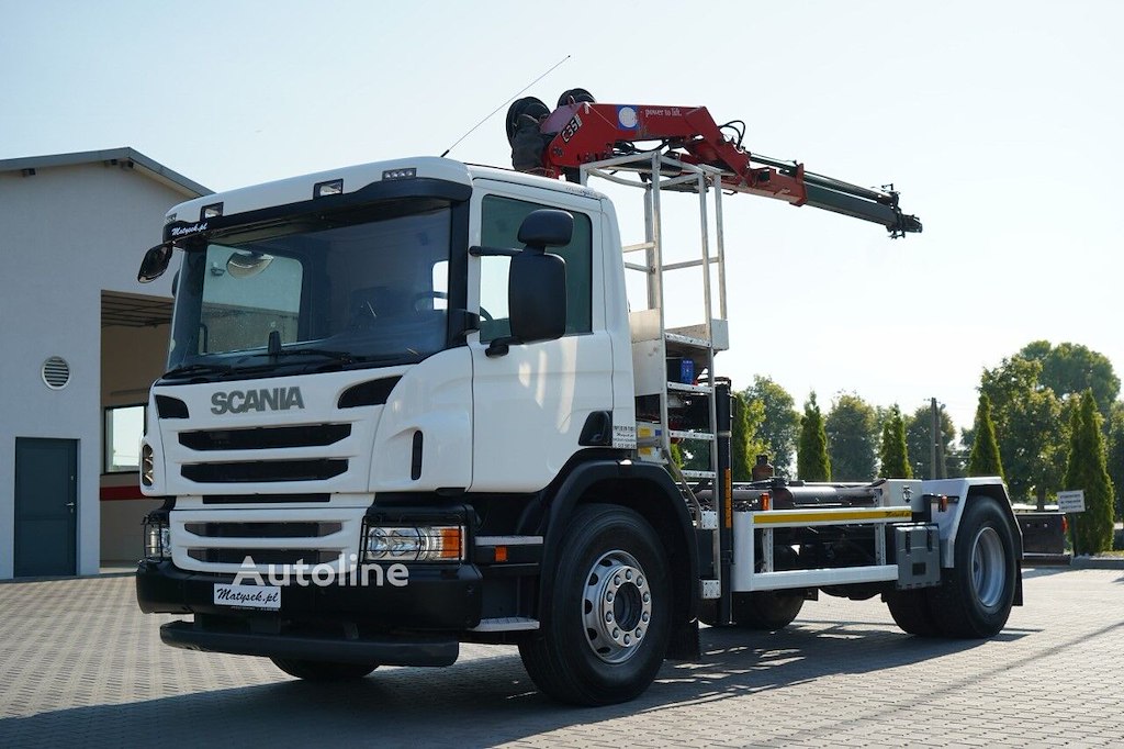Scania P 280 vozilo za prevoz kontejnera