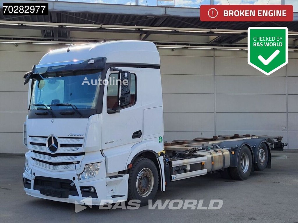 Mercedes-Benz Actros 2548 Actros 6X2 BROKEN ENGINE! Lift-Axle Xenon Automatic vozilo za prevoz kontejnera
