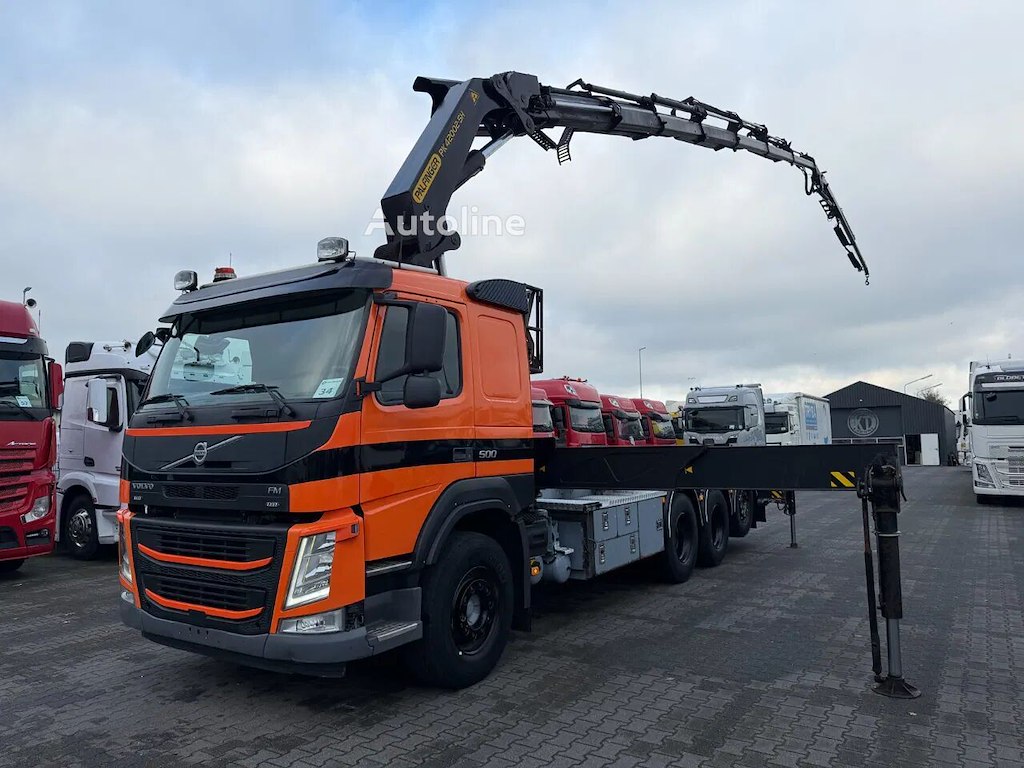 Volvo FM 500 8X4 Tridem Euro 6 Palfinger 42002 + Fly jib kamion sa kukom za podizanje tereta