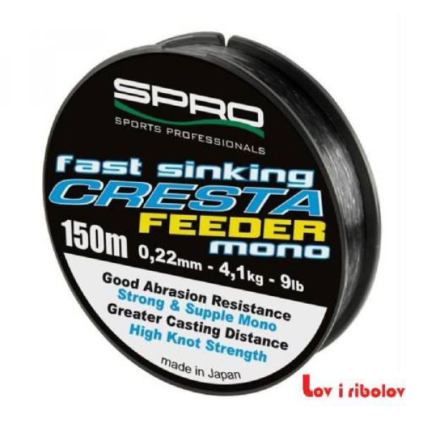 Najlon SPRO Cresta feeder mono sinking 150m/0,22mm