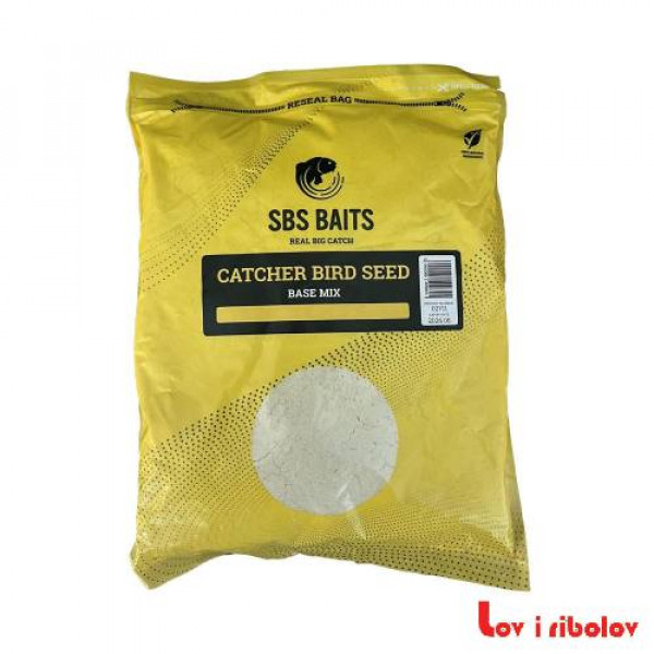 SBS Catcher Bird Seed Base Mix 1kg Bela Cokolada