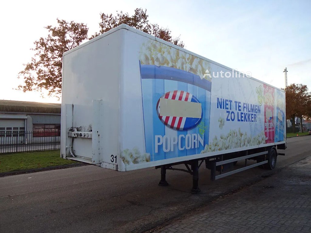 Groenewegen 1-Axle Citytrailer / Steering Axle / Tail-Lift / Holland Trailer furgon poluprikolica