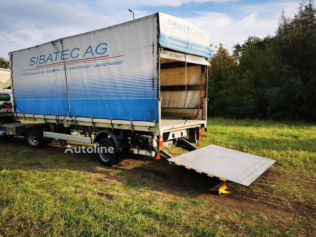 Krapf BE Trailer Pritsche+Plane + LBW AHT1000 kg - poluprikolica s ceradom