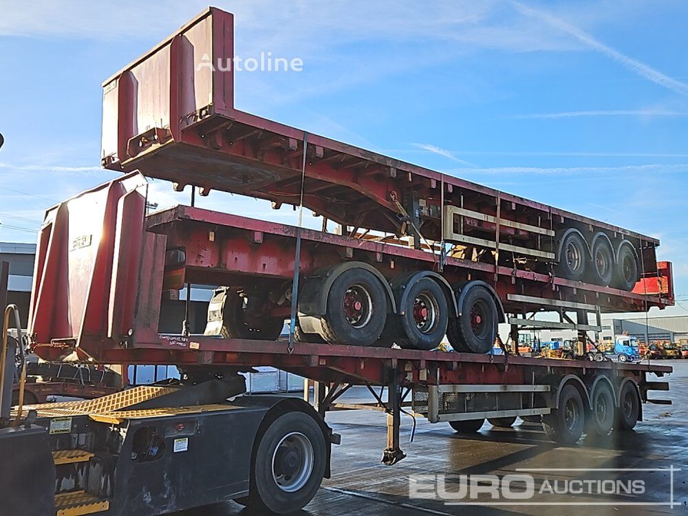 Prodaje se Dennison 2006 Dennison Trailers Tri Axle Flatbed Trailer (3 of) poluprikolicu platformu na aukciji