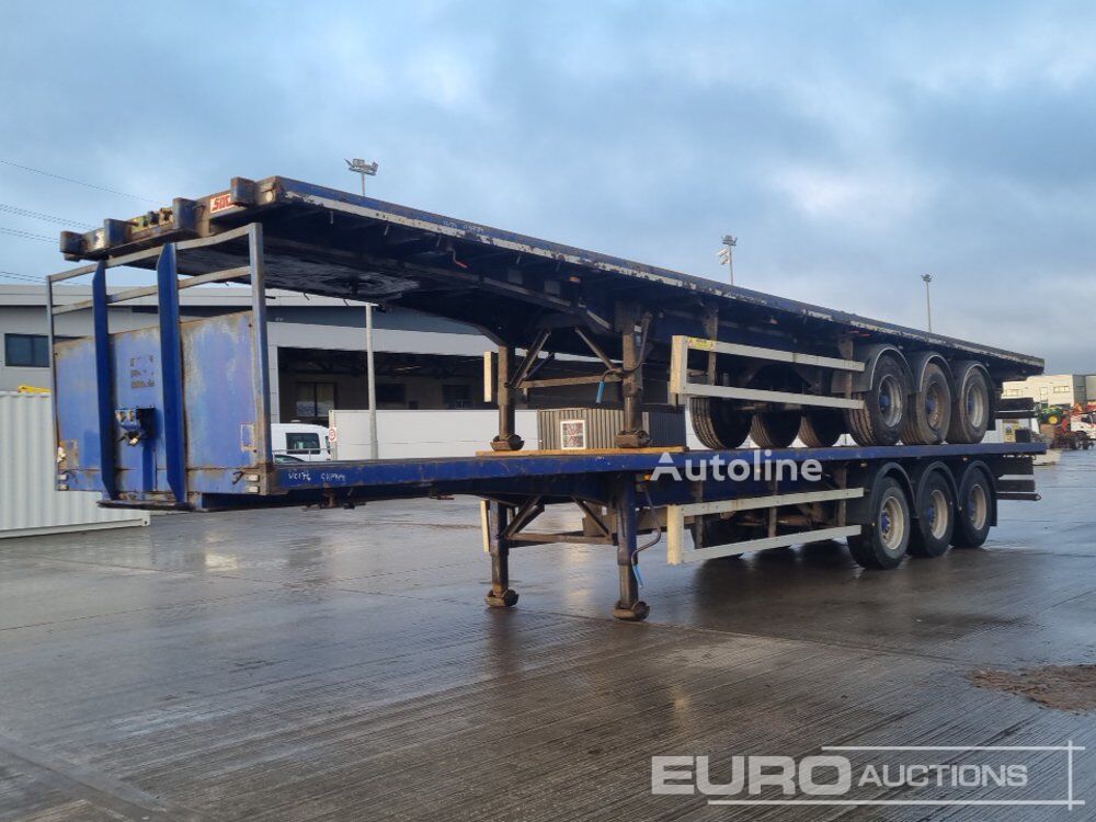 Prodaje se SDC 2008 SDC Tri Axle Flat Bed Trailer poluprikolicu platformu na aukciji