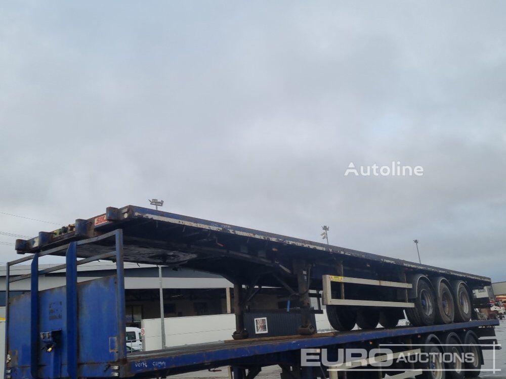 Prodaje se SDC 2013 SDC Tri Axle Flat Bed Trailer poluprikolicu platformu na aukciji