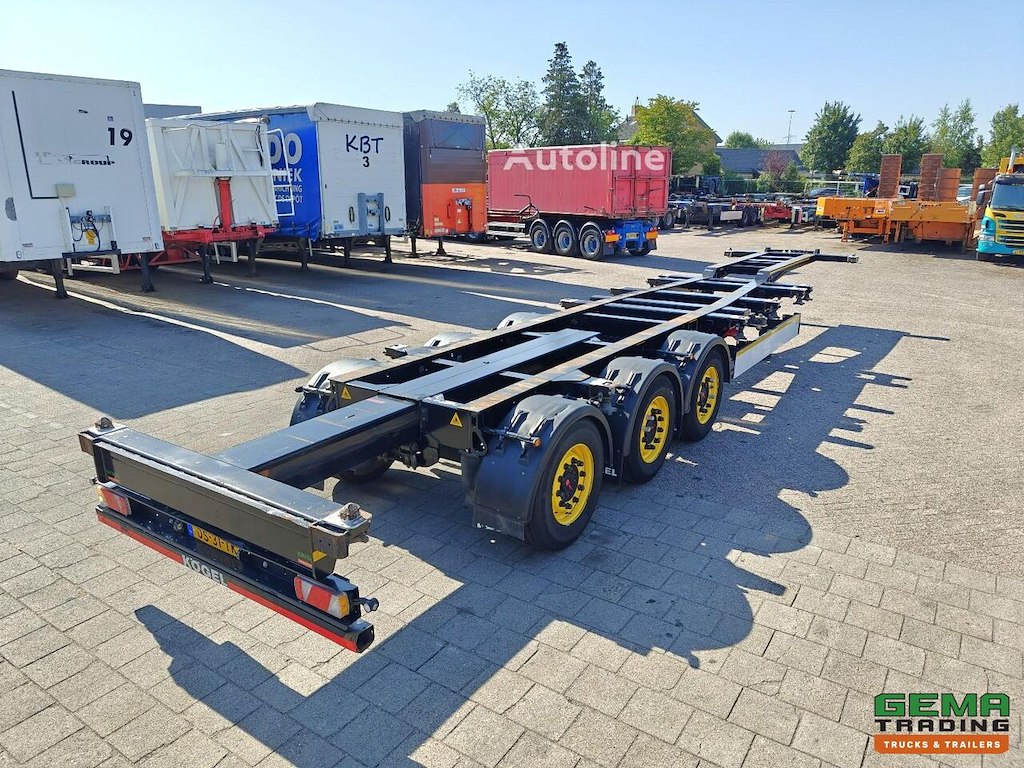 Kögel PORT 40 SIMPLEX 20 3-Axle SAF - Disc Brakes - 20/30/40FT Connect poluprikolica za prevoz kontejnera