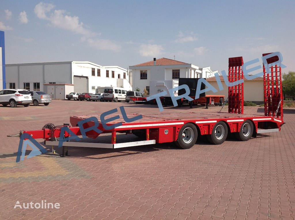 Nova Arel Trailer 3 AXLE TANDEM DRAWBAR TRAILER prikolica sa niskom platformom
