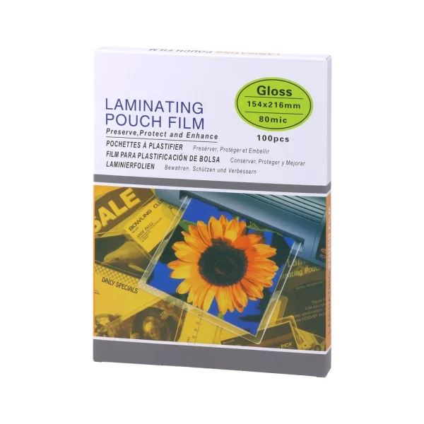 Laminate, folija za plastifikaciju, 80 mikrona, A5, 100K, sjajna