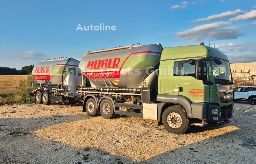 MAN TGS 26.460 - Vacuum truck + trailer kombinovano vozilo za čišćenje kanalizacije