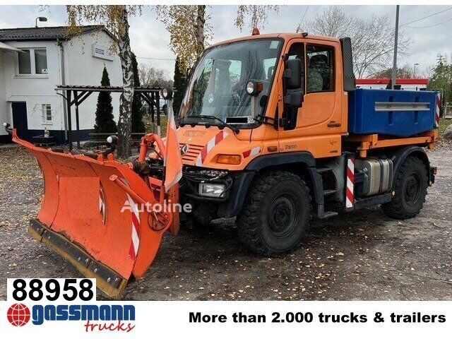 Unimog U 300 405/10 4x4, Kommunalhydraulik, WSK rasipač peska