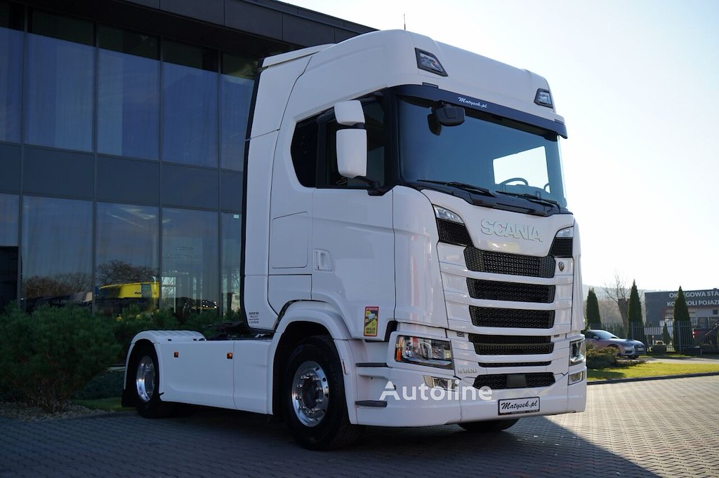Scania S 500 / RETARDER  / FULL AIRMATIC /  ALUFELGI / OPONY 100% / tegljač