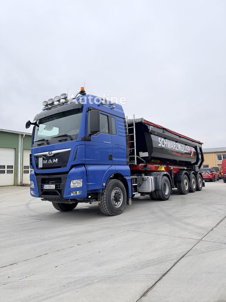 MAN TGX 18.460 tegljač + poluprikolica kipera