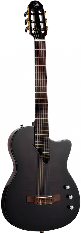Tanglewood EMDC8BK Enredo Madera Dominar Through Black Gloss ozvučena klasična gitara