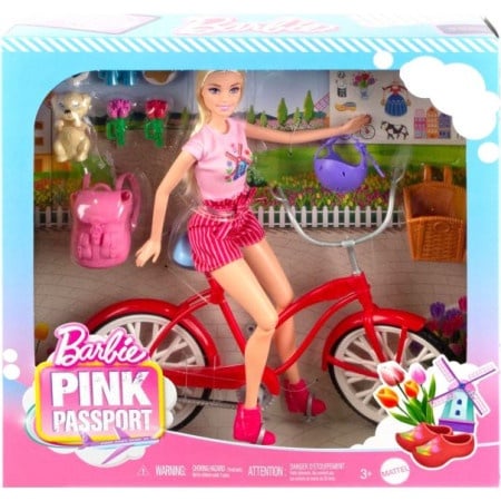 Barbie Set sa biciklom ( HWJ00 )