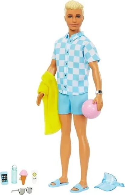 Barbie Ken na plaži ( HPL74 )