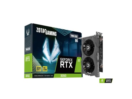 ZOTAC Gaming Geforce RTX 3050 6GB Twin Edge OC GDDR6 96bit ZT30510H-10L
