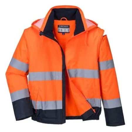 Portwest Jakna pilot c464 hivi 2u1 contrast essential lite,oranž vel.xxl ( 65138 )