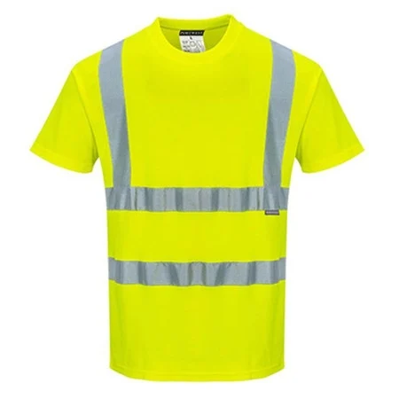 Portwest Majica visoke vidljivosti cotton comfort s170 sa kratkim rukavima, žuta, vel.3xl ( 62858 )
