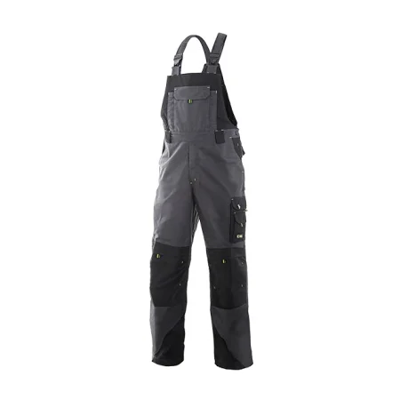 Canis Radne pantalone sa tregerima sirius tristan sivo-zelene vel.62 ( 34312 )