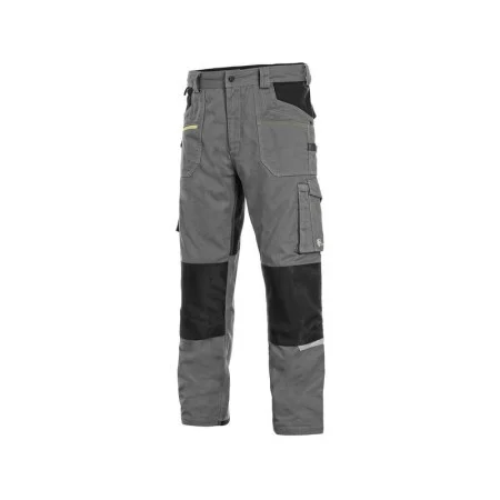 Canis Radne pantalone do struka stretch sivo-crne vel.64 ( 55280 )