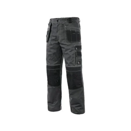 Canis Radne pantalone do struka orion teodor sivo-crne vel.64 ( 55314 )