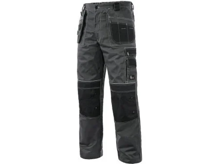 Canis Radne pantalone do struka orion teodor plus sivo-crne vel.56 ( 66293 )