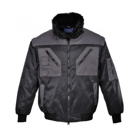 Monsun Jakna postavljena pilot 2u1 crna vel.xxxl ( 55009 )